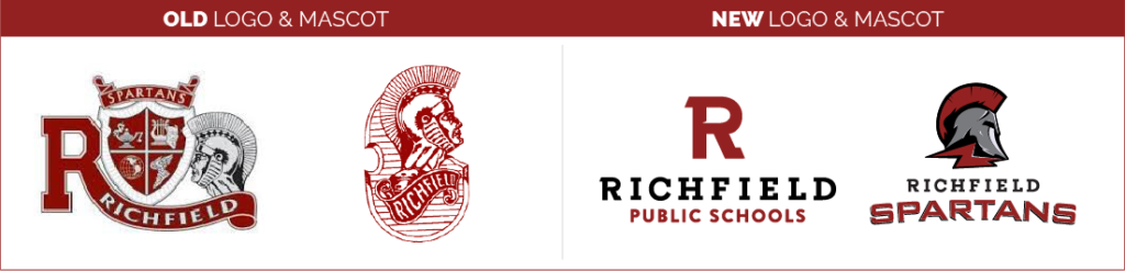 Richfield Logo, Old vs. New | CEL Marketing | PR | Design